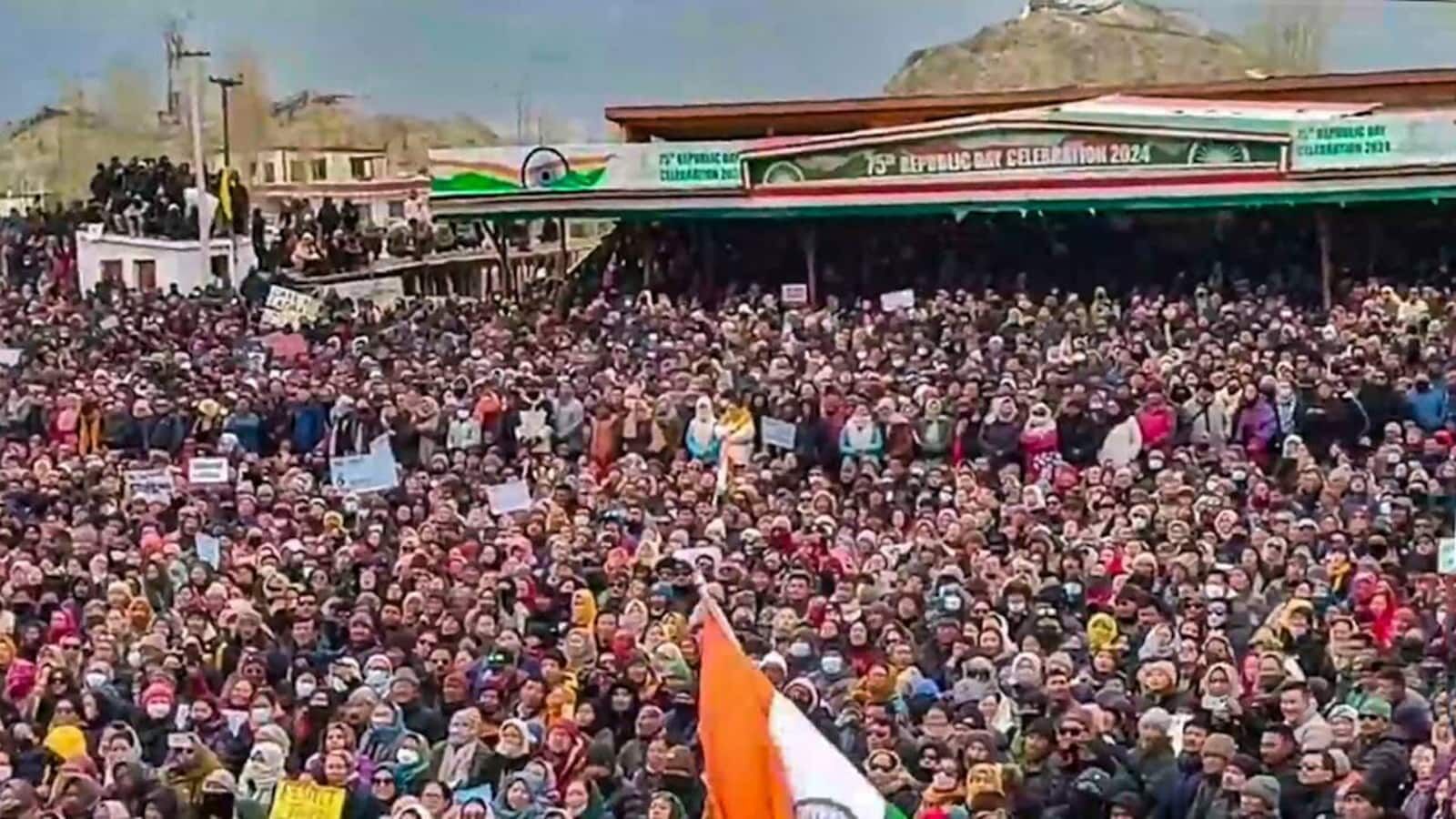 Ladakh Demonstrates For Statehood, Tribal Status