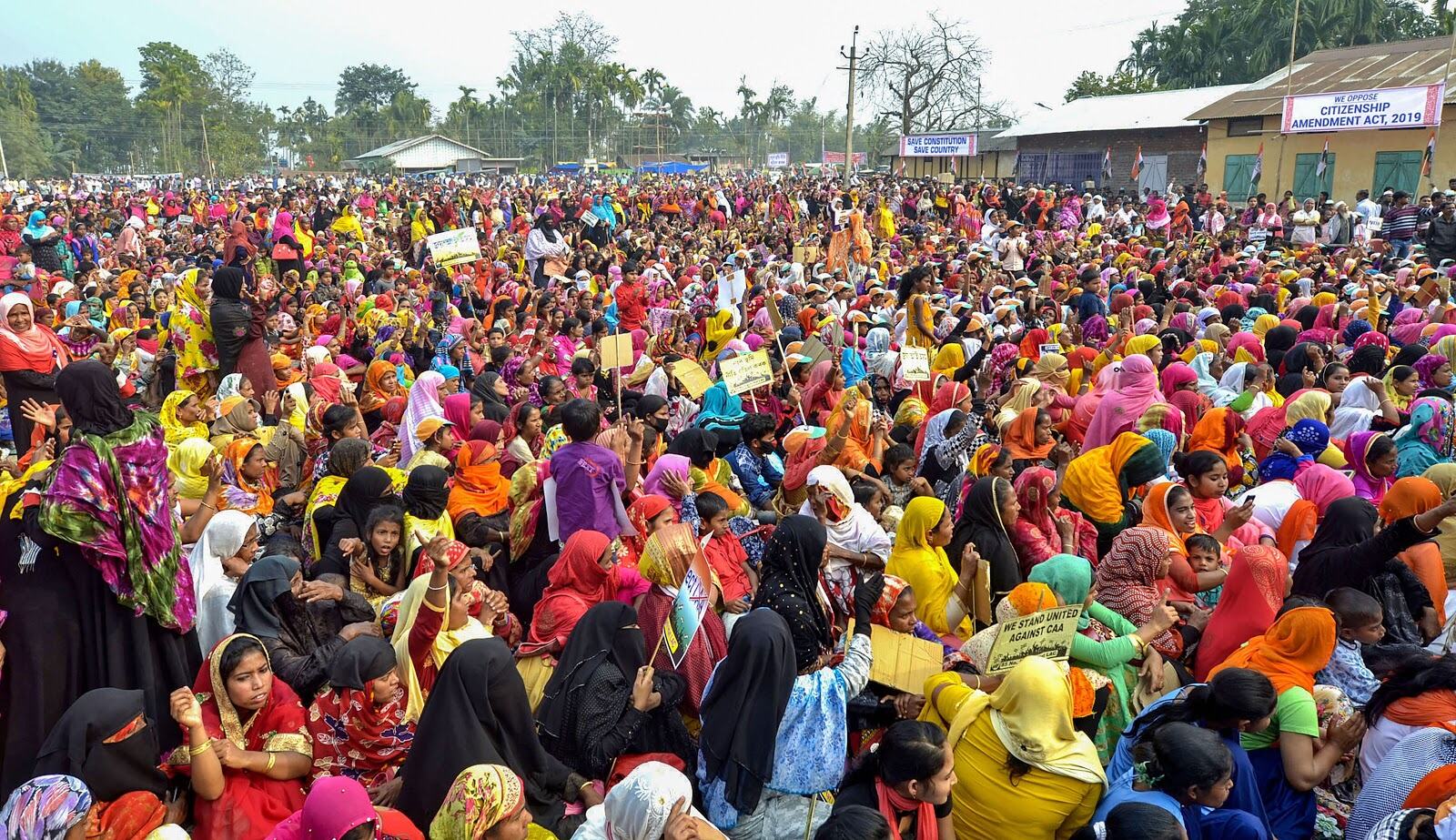 All Women Rally Against CAA in Assam, Congress Joins In