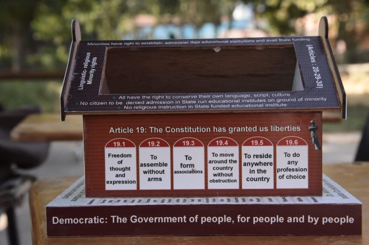 The Constitution House 8x6x6, Takes Tenets to the Masses