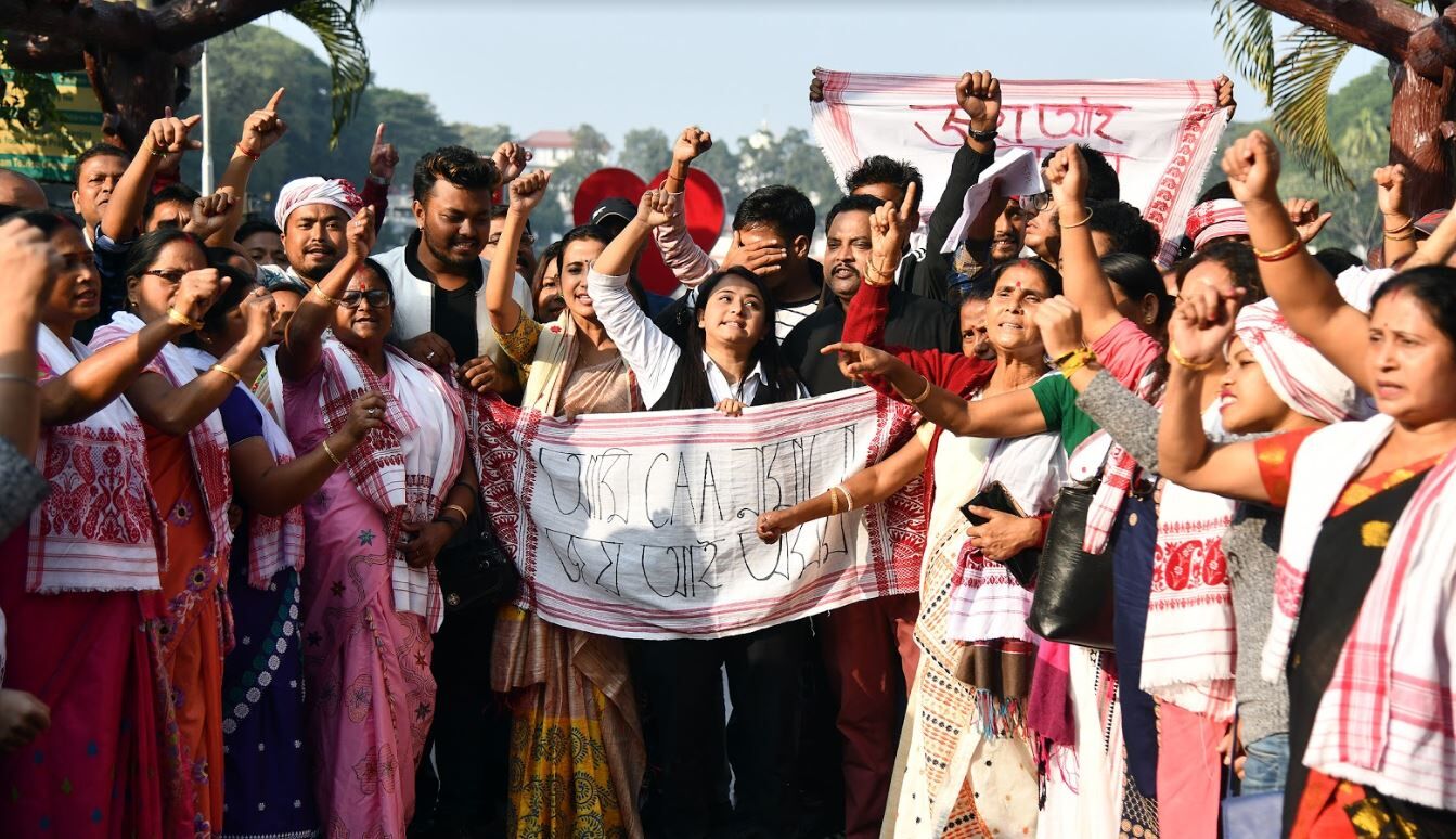 Protests Continue In Assam